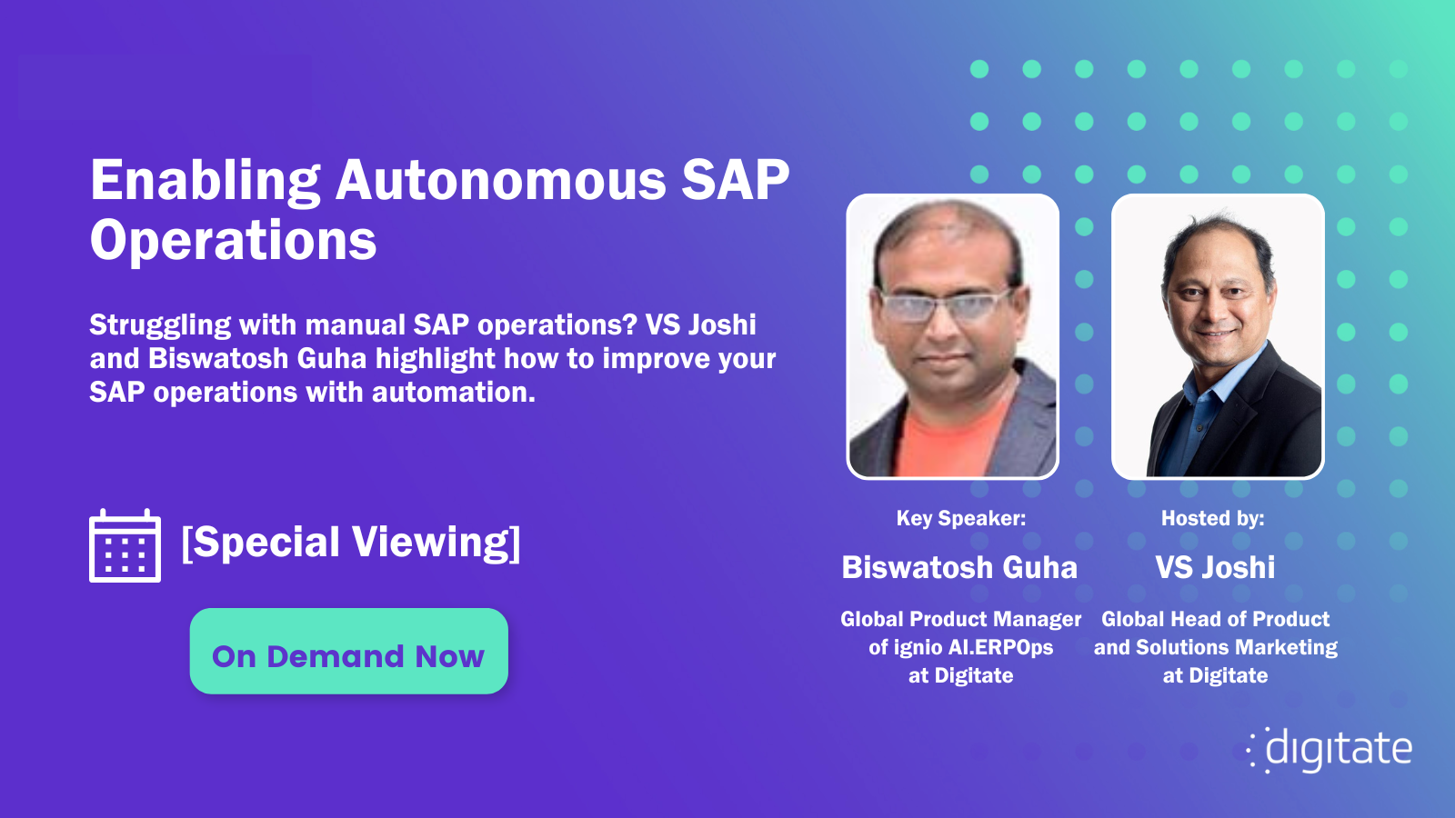 How Enterprises Enable Autonomous SAP Operations - Digitate